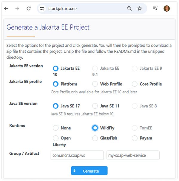 Build Java SOAP web services in Eclipse with Jakarta EE | TheServerSide